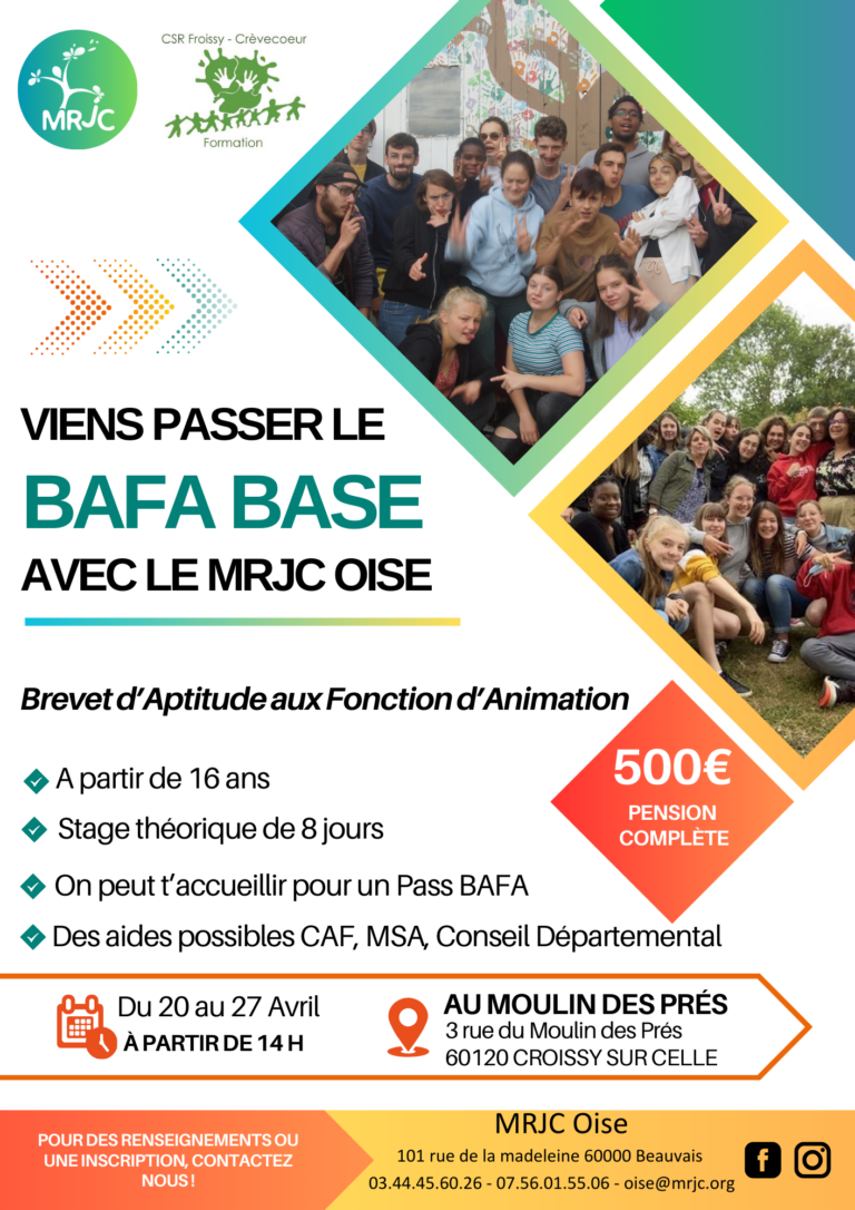 BAFA – Formation générale |MRJC